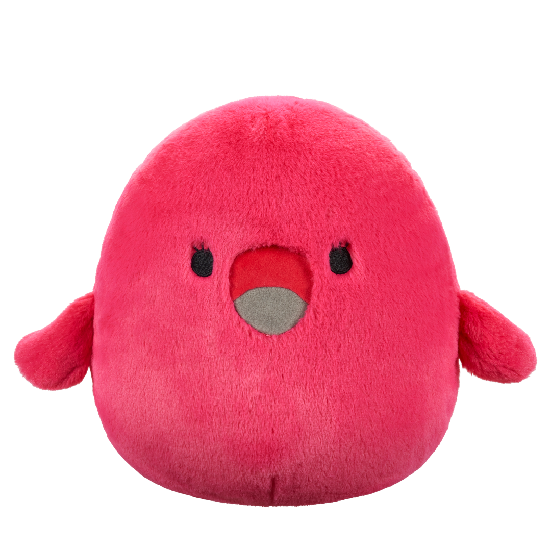 Squishmallows Fuzzamallows Różowy flaming Cookie, 30 cm | Dedoles