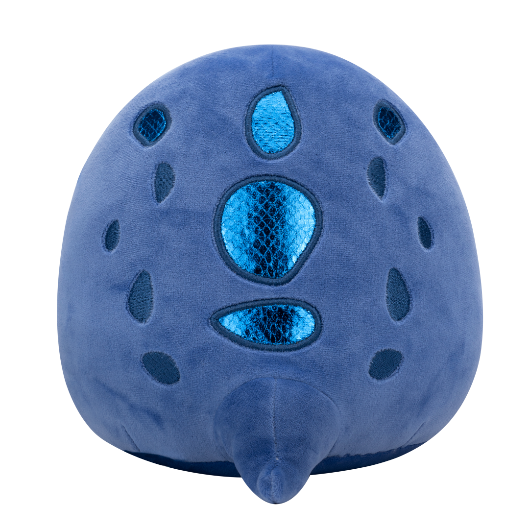 Peluche Squishmallows de 20 cm Herman le serpent bleu marine au ventre ...