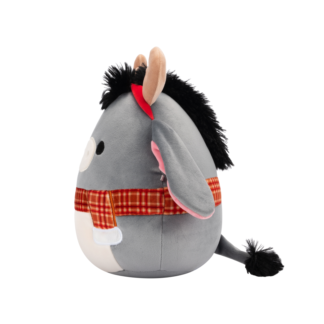 Squishmallows sivi magarac Jason s rogovima i šalom, 20 cm | Dedoles