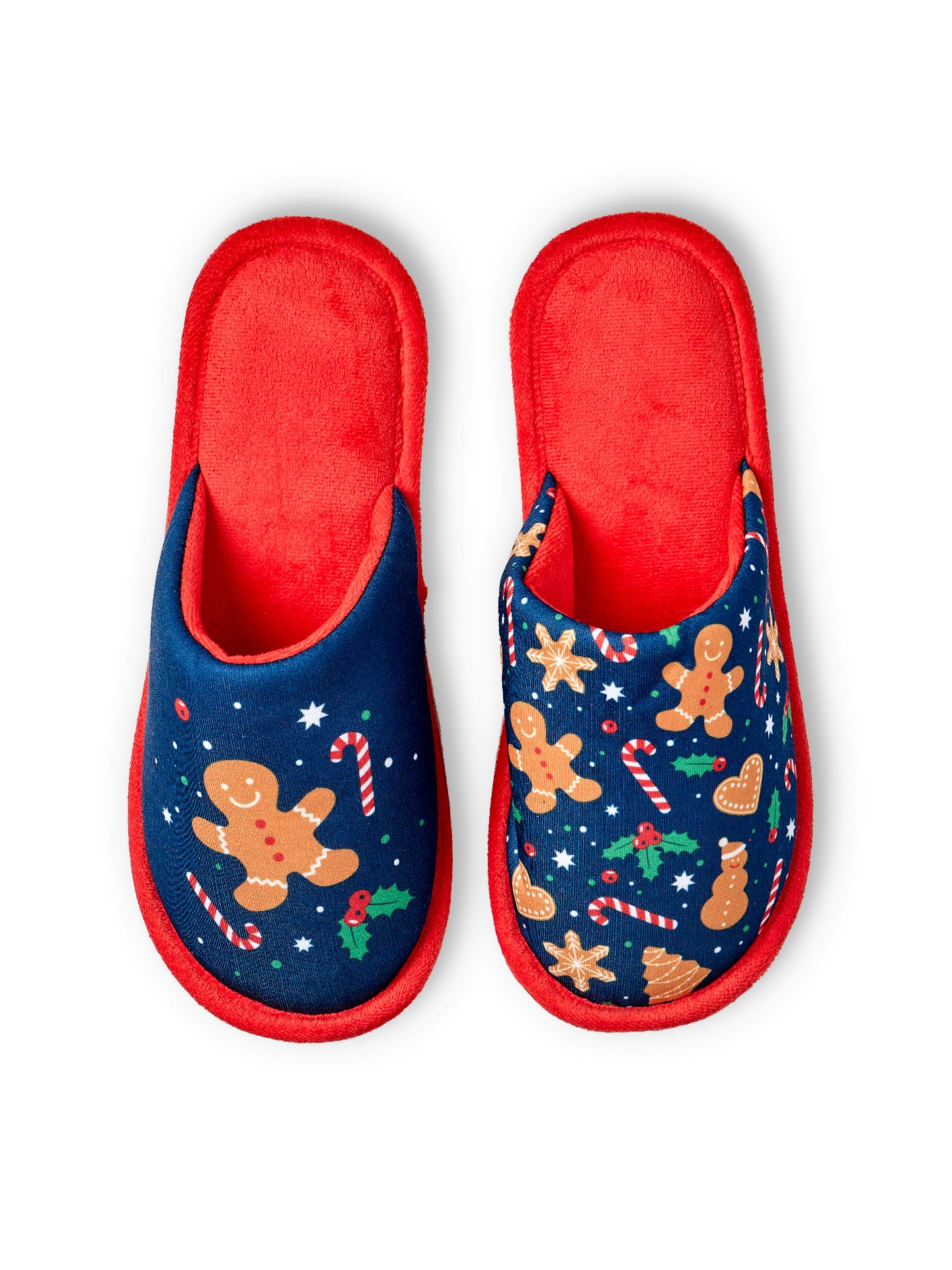 Lustige Hausschuhe Lebkuchen & Süßigkeiten | Dedoles
