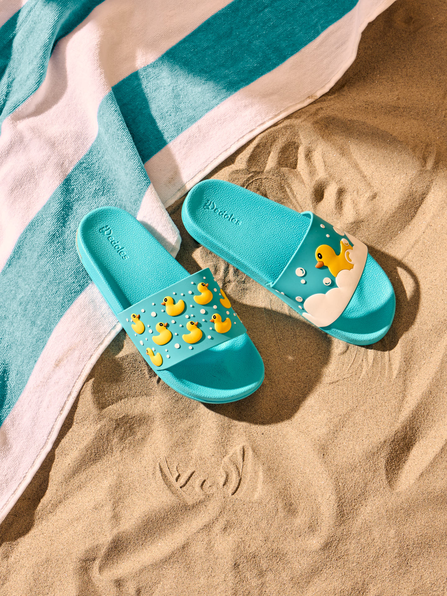 Vrolijke sliders Drijvende eendjes | Dedoles