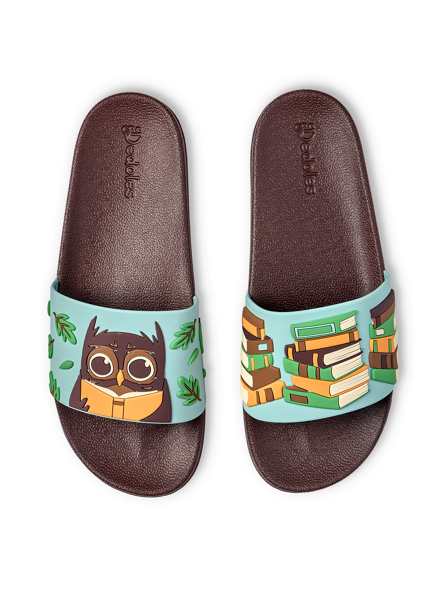 Vrolijke sliders Uil en boeken | Dedoles