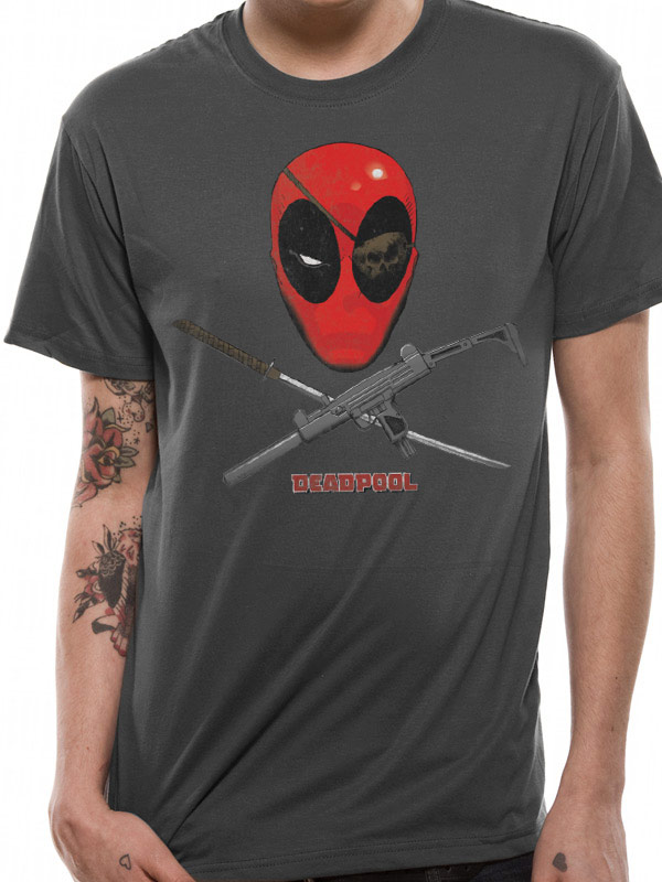 Tričko Deadpool Crossbones | Dedoles